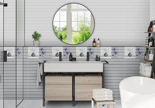 Brown Coloured Natural Wood Effect Ceramics Wall Tiles