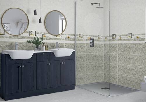 Bluish Marble Floor Tiles - DBL Ceramics